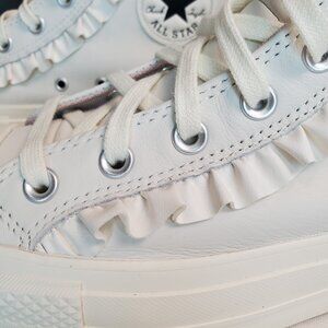 Converse | Shoes | Converse Ctas Lift Hi Ruffle Platform High Top White ...